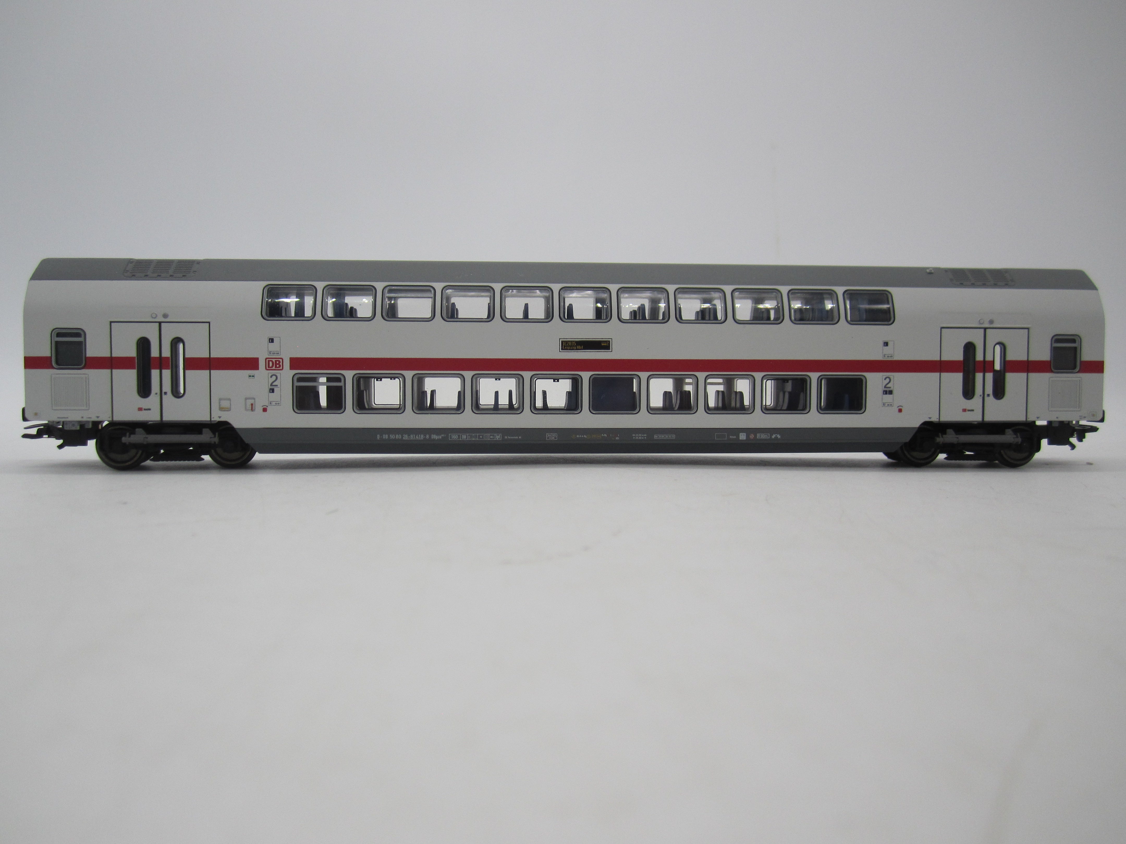 Märklin H0 - 43482 - Dubbeldekker rijtuig IC2 2e klas, met verlichting ...